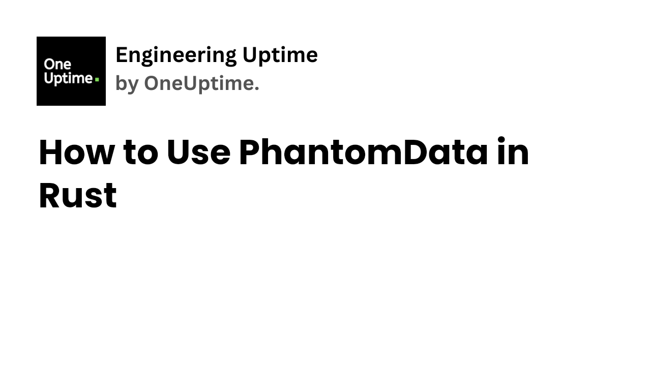 How to Use PhantomData in Rust