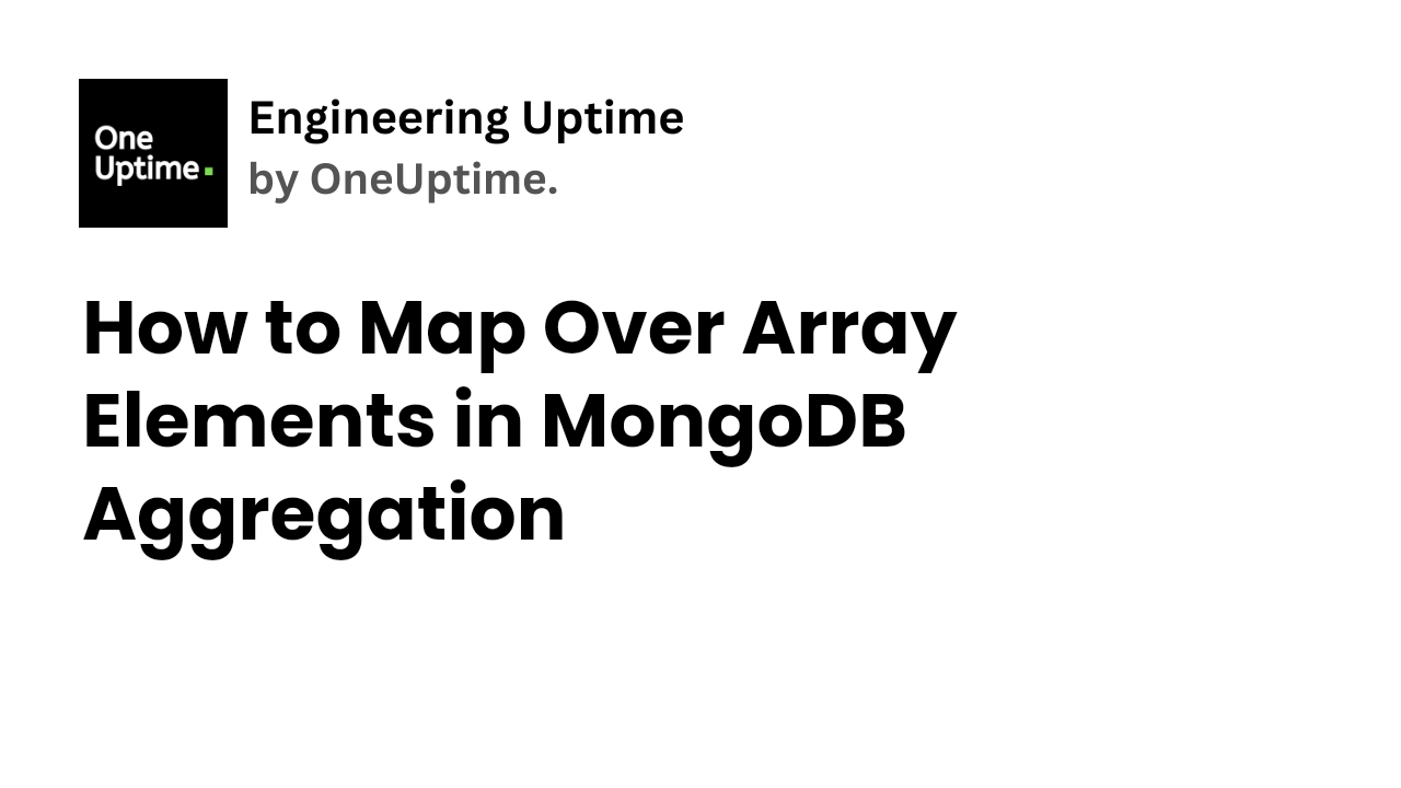 How to Map Over Array Elements in MongoDB Aggregation